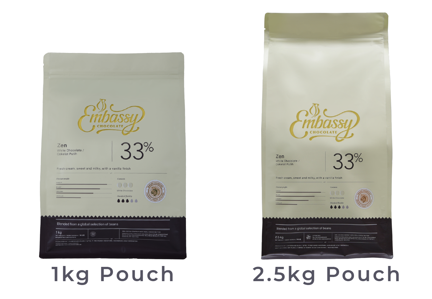 Jual Cokelat Putih - Embassy Zen 33%
