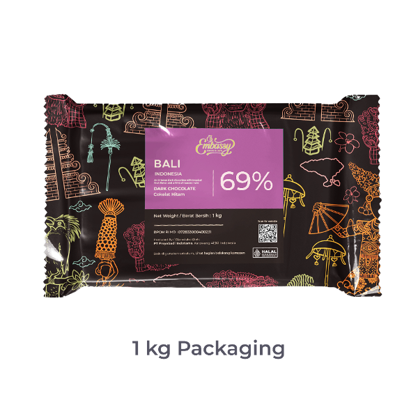 Buy Single Origin Dark Chocolate Couverture - Embassy Bali 69%