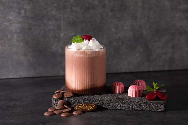 Cherry Milk Chocolate Frappe | Embassy Chocolate