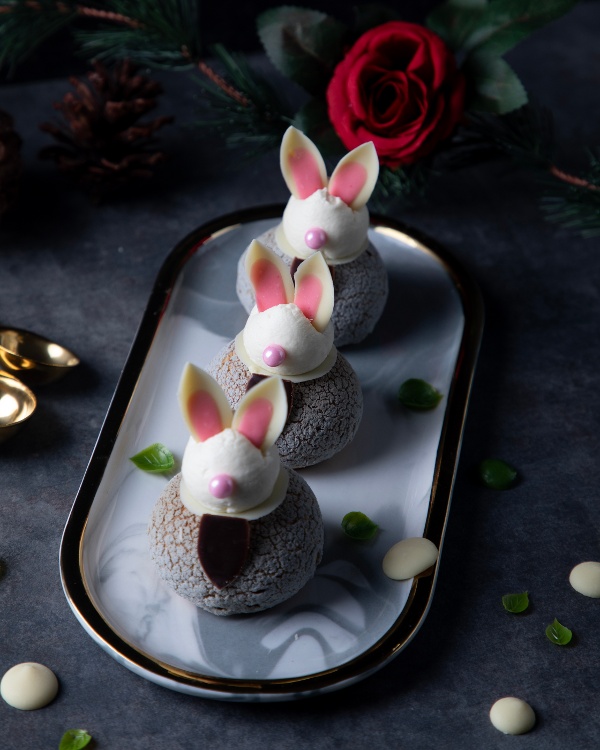 Jasmine Tea & Lychee Choux | Embassy Chocolate