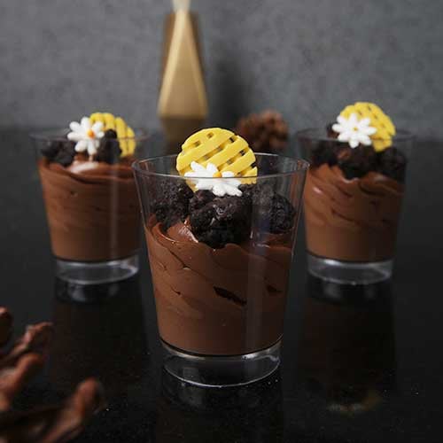 Triple Textured Chocolate Verrine | Embassy Chocolate