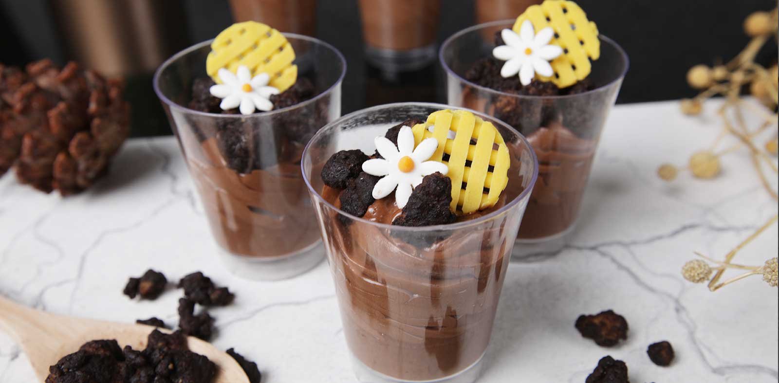 Triple Textured Chocolate Verrine | Embassy Chocolate